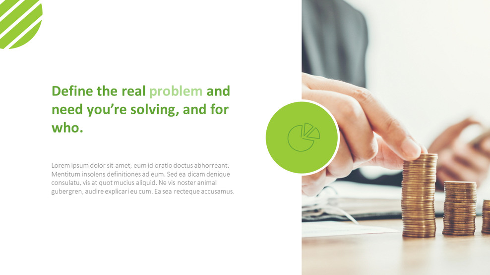 Problem PowerPoint Design|Solution|Single Slides