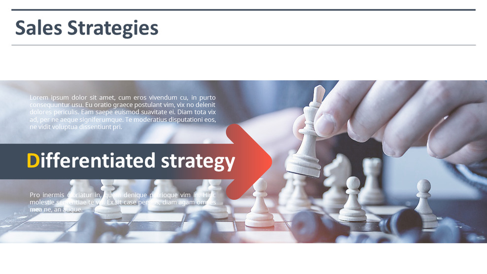 Sales Strategies Slide Layout|Strategy|Single