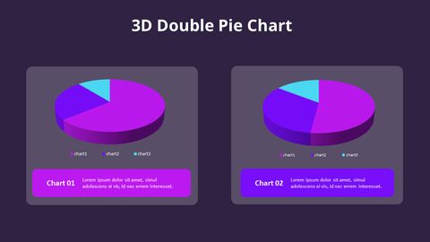 3D Comparison Pie Chart