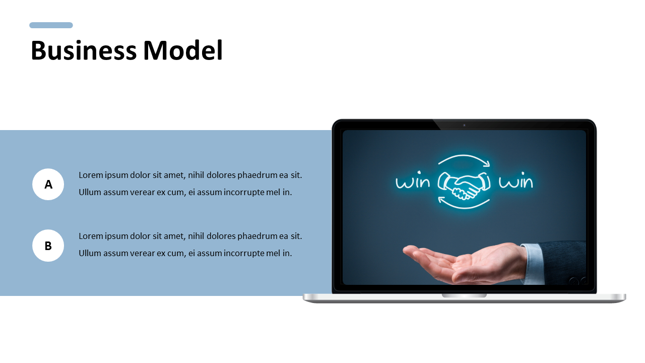 Business Model Deck Layout|Single Slides