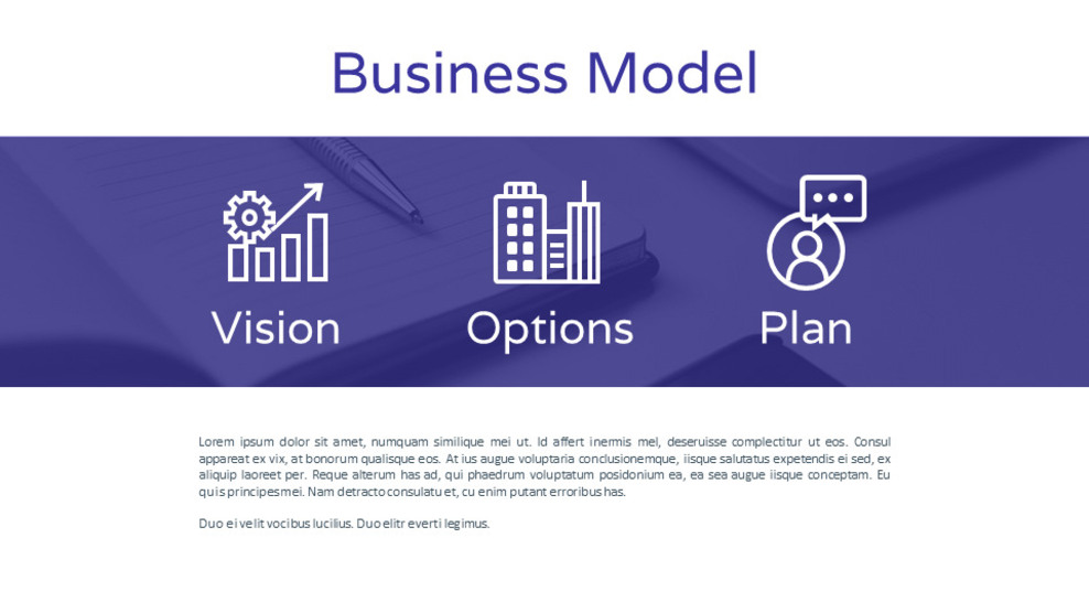 Business Model Template Page|Single Slides