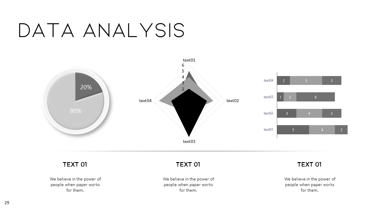 Data Analysis Templates|Single Slides