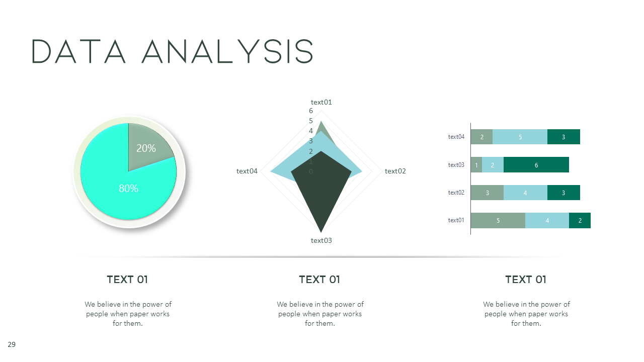 Data Analysis Templates|Single Slides