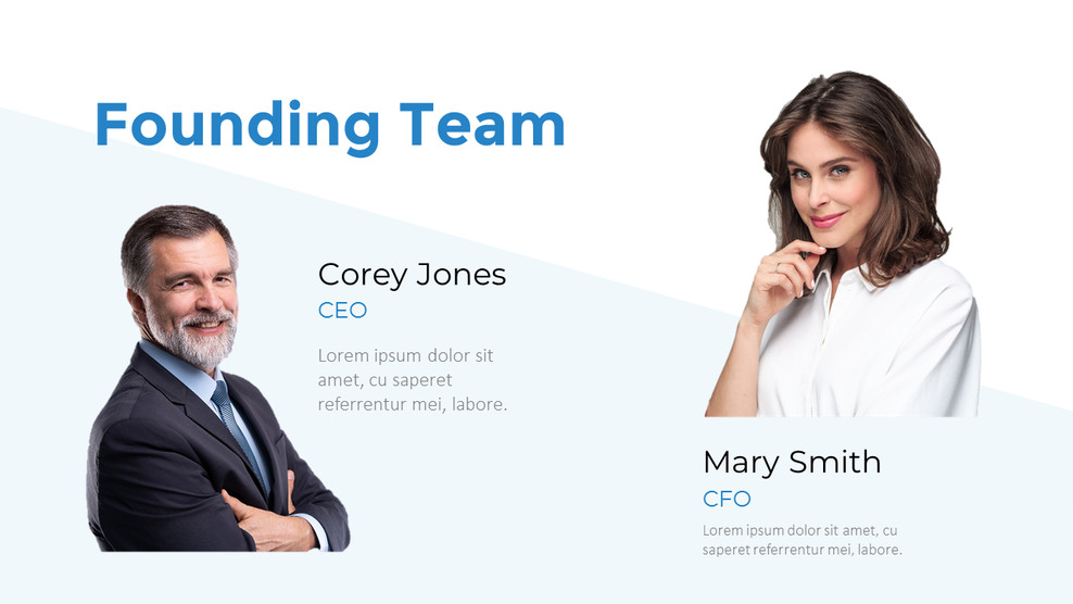 Founding Team Templates|Our|Single Slides
