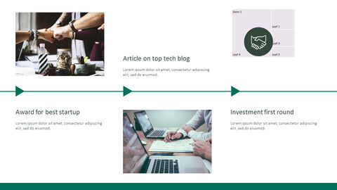 Growth Timeline Simple Slide|Single