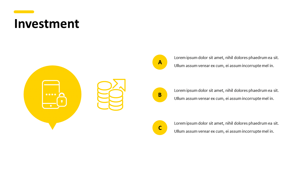 Investment Presentation Slide|Financials|Single