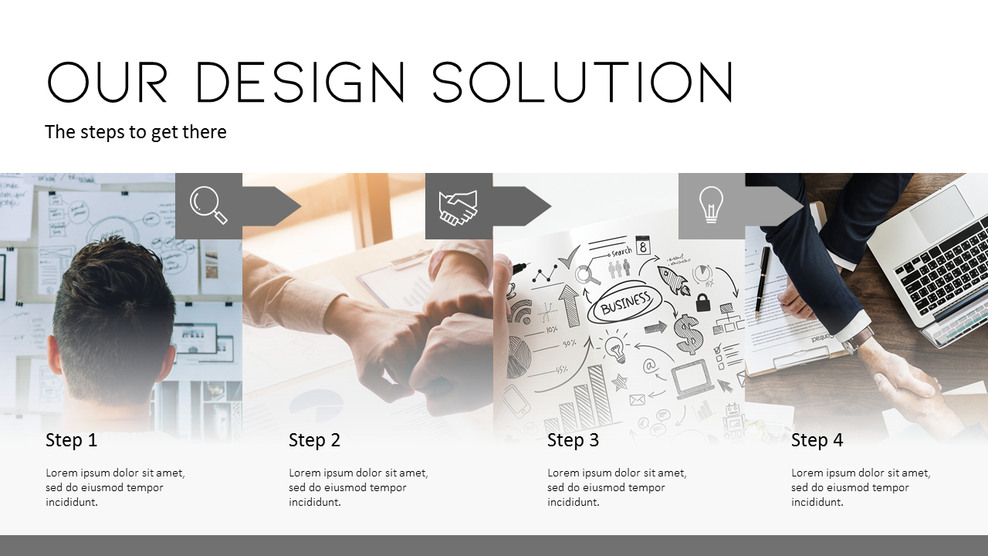 Our Solution PPT Deck|Problem,|Single Slides