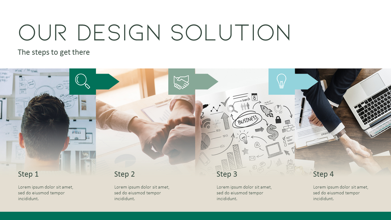 Our Solution PPT Deck|Problem,|Single Slides