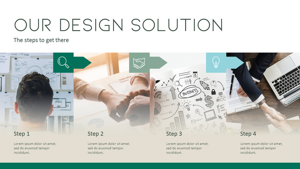 Our Solution PPT Deck|Problem,|Single Slides