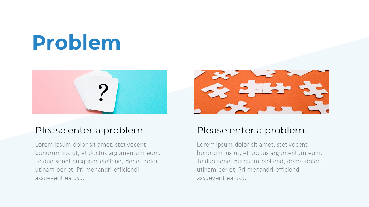 Problem PPT Layout|Solution|Single Slides