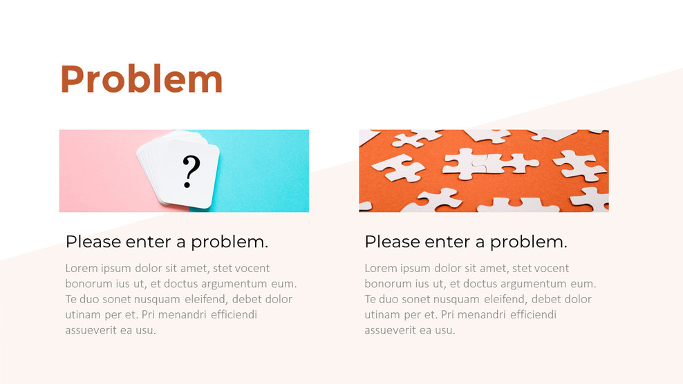 Problem PPT Layout|Solution|Single Slides