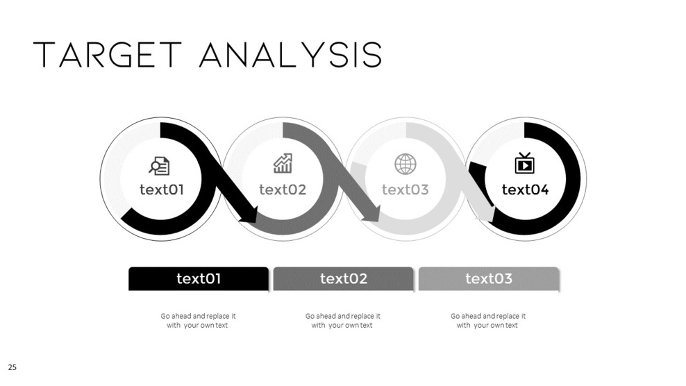 Target Analysis Simple Deck|Single Slides