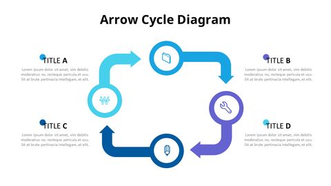 Diverse Arrow Cycle Diagram