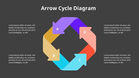 Diverse Arrow Cycle Diagram