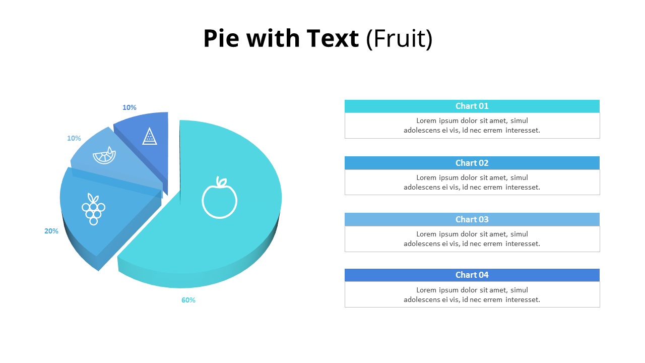 Exploded Pie Chart and List