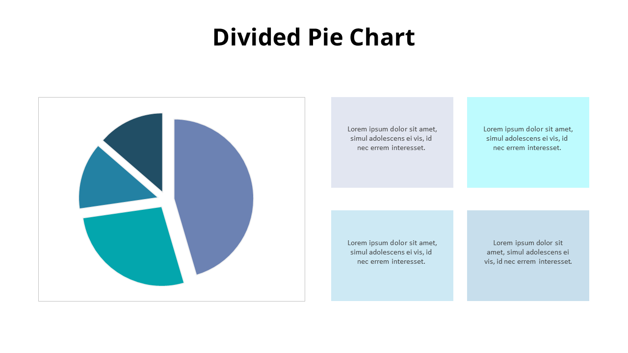 Exploded Pie Chart and List