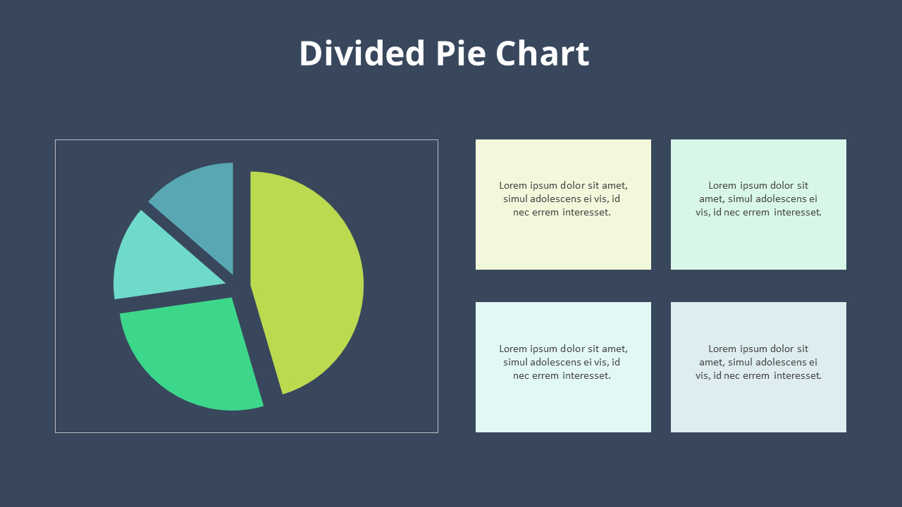 Exploded Pie Chart and List
