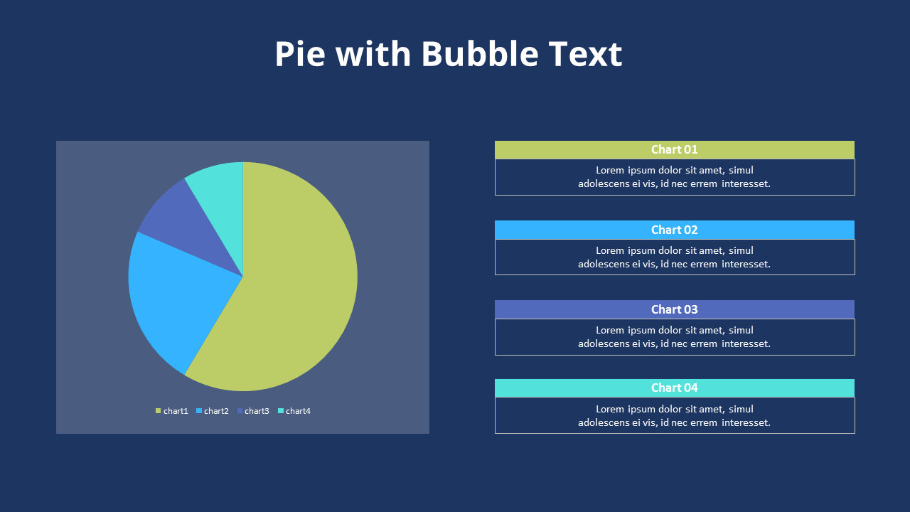 Pie Graph with Text Boxes