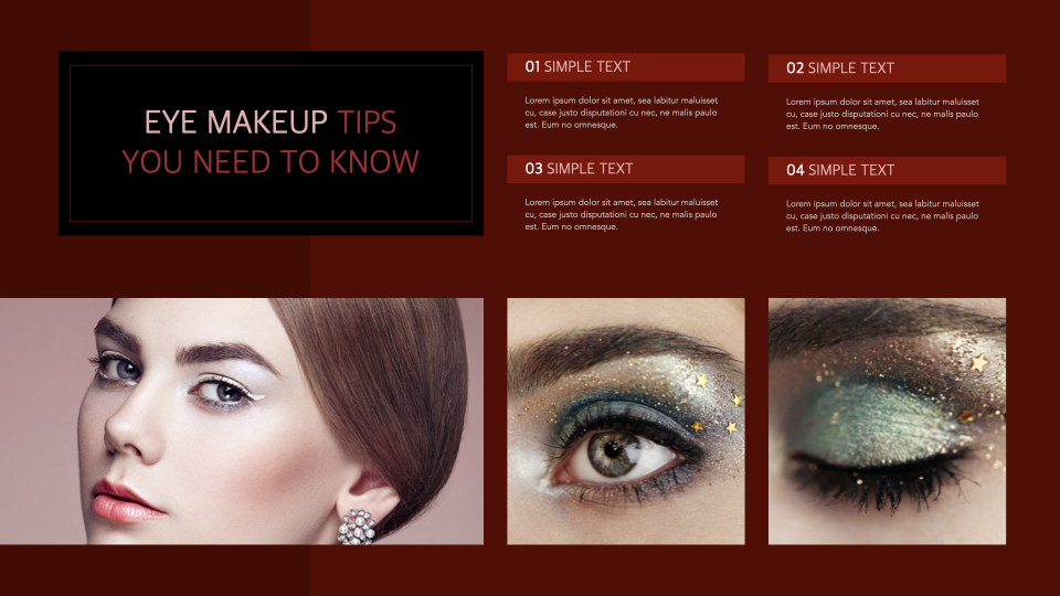 Beauty Makeup Ultimate Keynote Template|Business