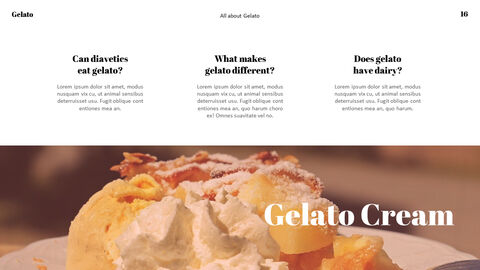 Gelato PowerPoint Presentation PPT