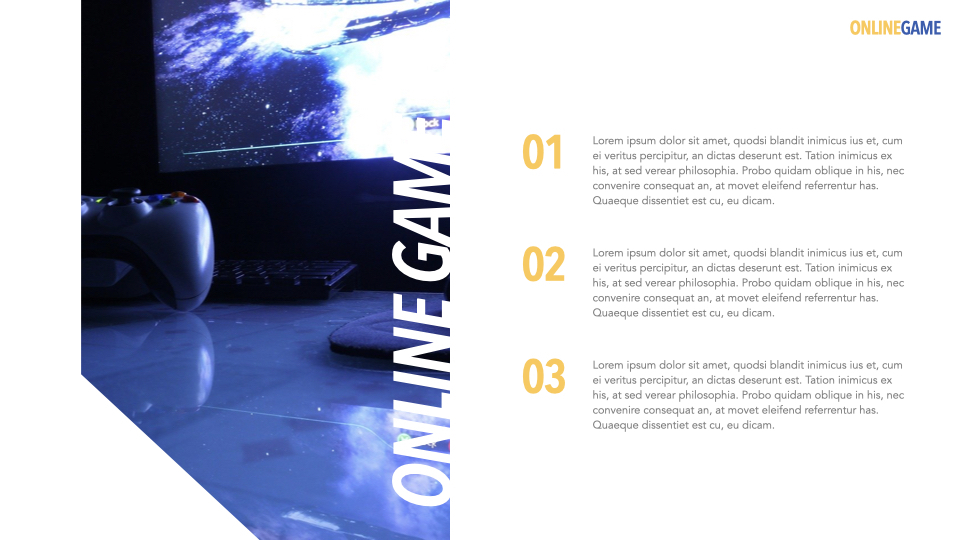 Online Game Keynote Presentation Template
