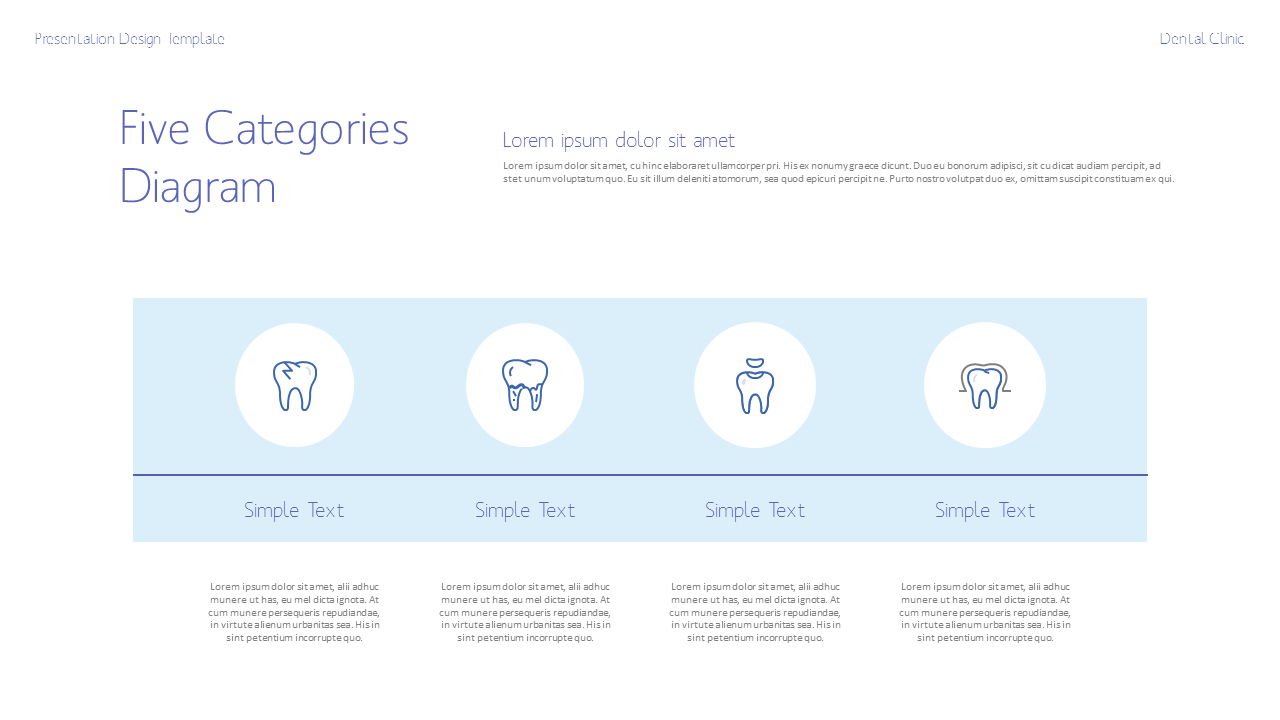 Dental Clinic Simple PowerPoint Templates