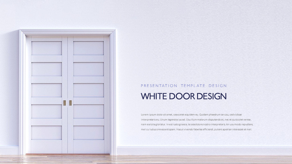 Door Design PowerPoint Proposal