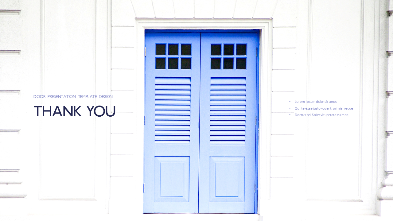 Door Design PowerPoint Proposal