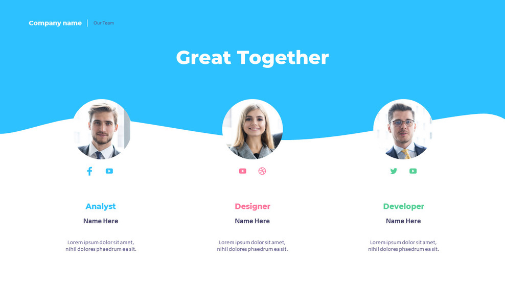 Great Together Slide|Our Team|Single