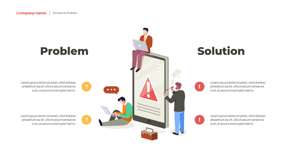 Solución Del Problema Diapositiva Soltero