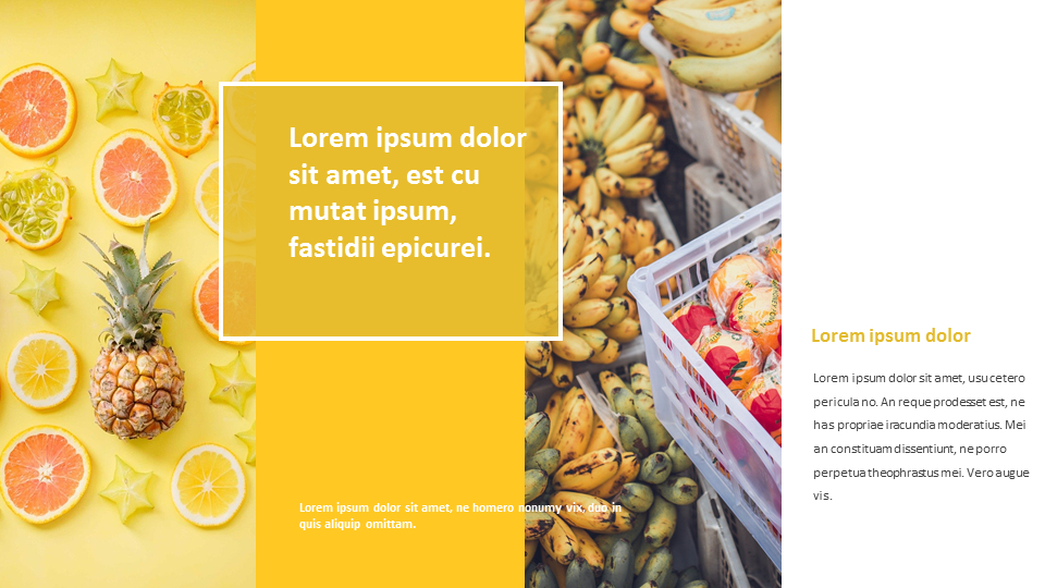 Tropical Fruits Easy Google Slides|Food