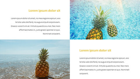 Tropical Fruits Easy Google Slides|Food