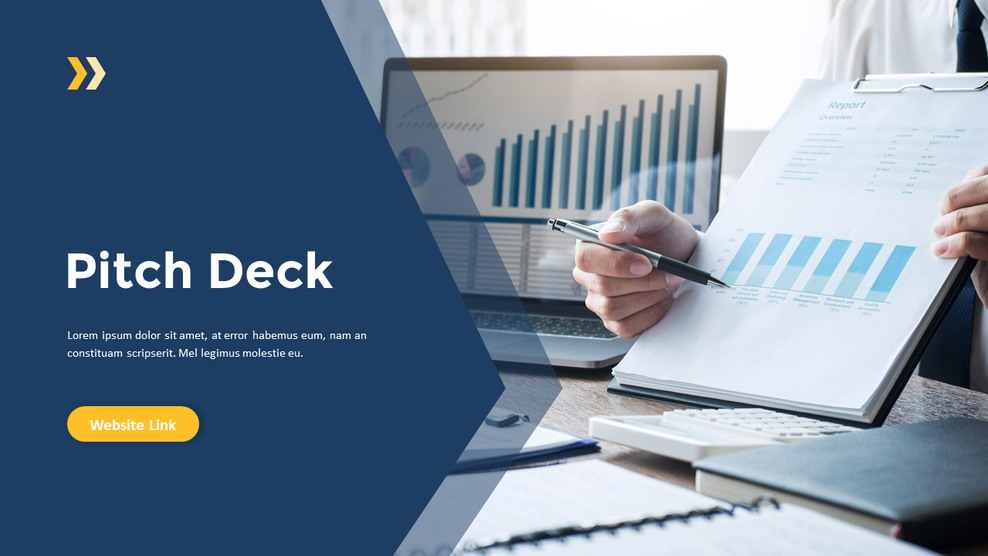 Business Pitch Deck Slides Simple Templates