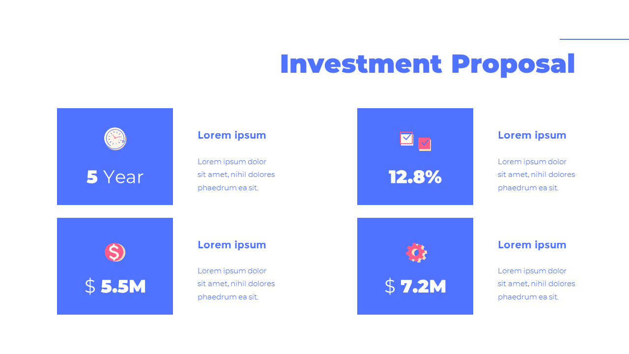 Investment Proposal Slide|Single
