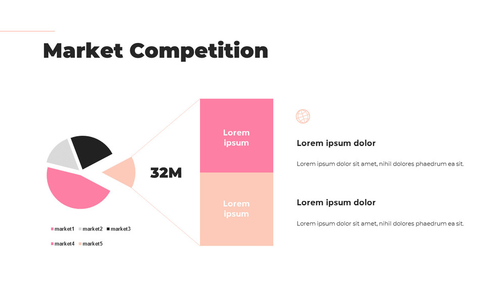 Market Competition Slide|Competitor|Single