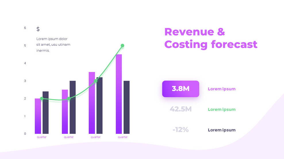 Revenue & Costing forecast Slide