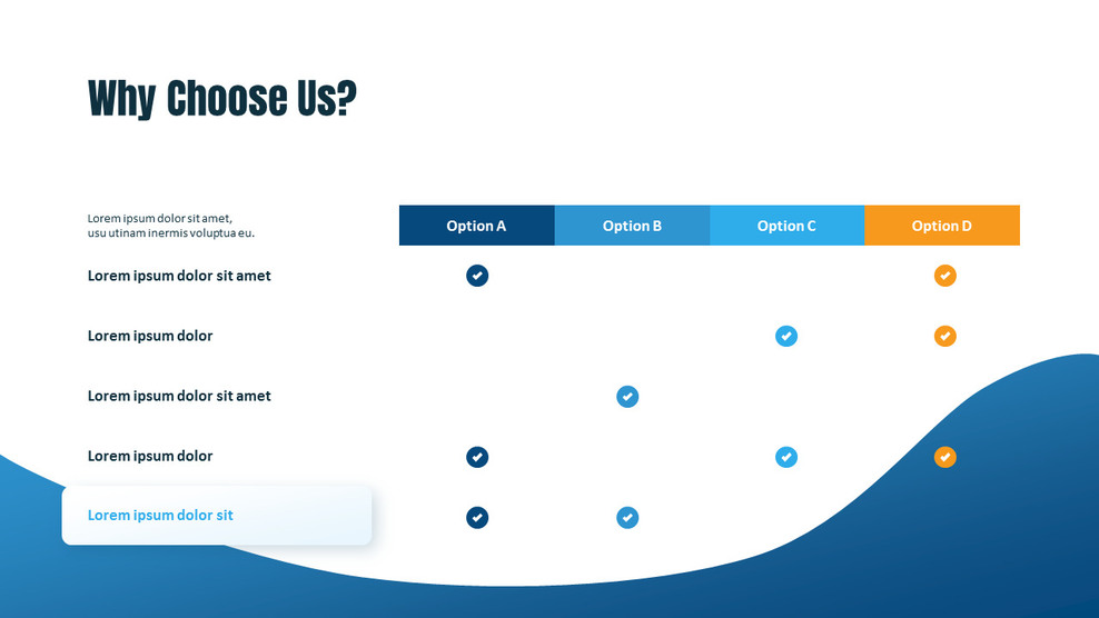 Why Choose Us? Slide|Proposal|Single