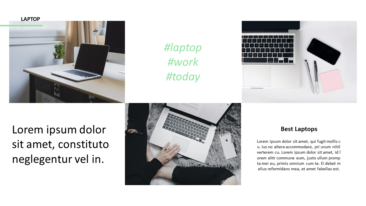 Facts about Laptop Business Presentation PPT