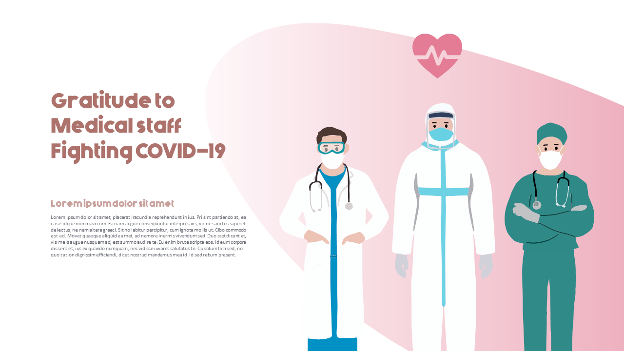 Post-Coronavirus World - Social Distancing Simple PowerPoint Template ...