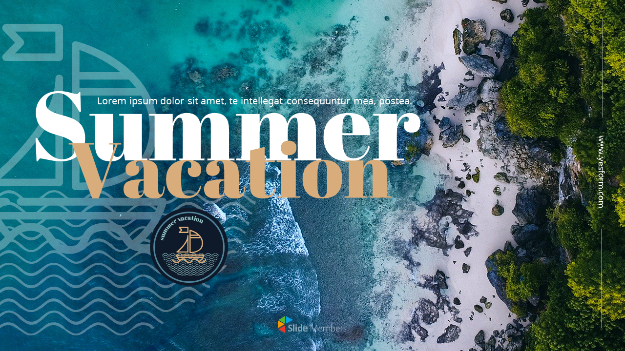 Summer Vacation PPT Model Summer Vacation PPT Model