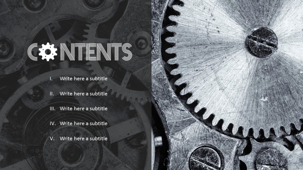 Agenda Deck Layout|Single Slides