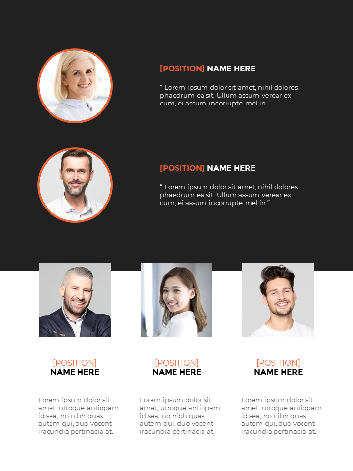 Annual Report Design Layout PowerPoint