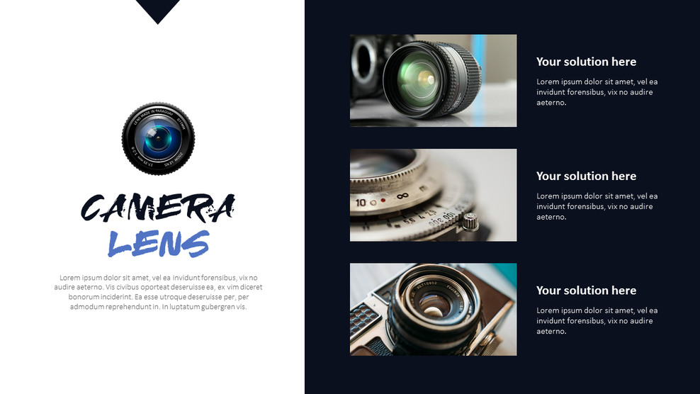 Camera Lens Introduction Slide