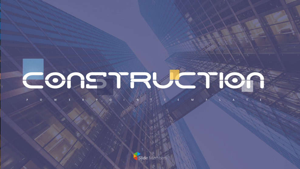 Construction Cover Design Single Slides
