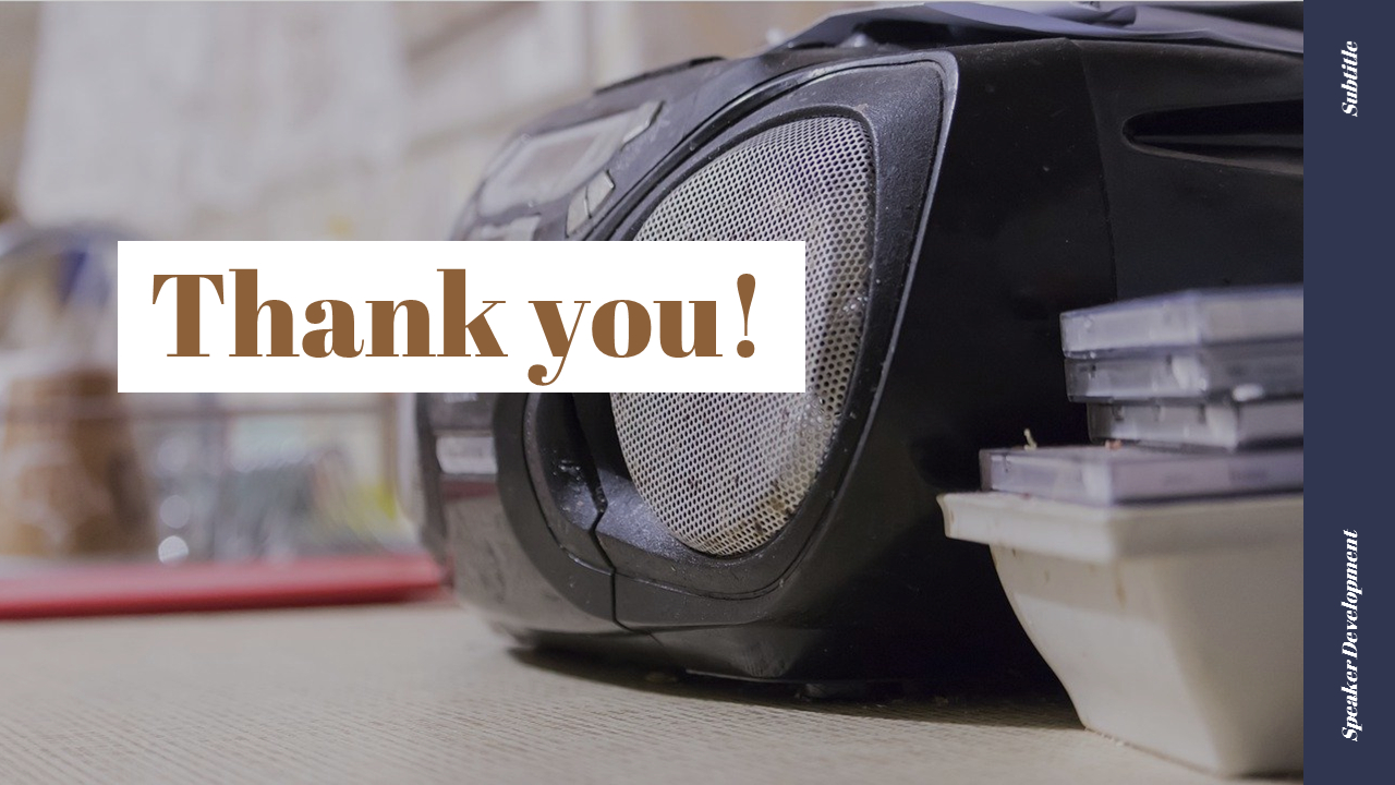 Development of speakers Interactive PowerPoint Examples