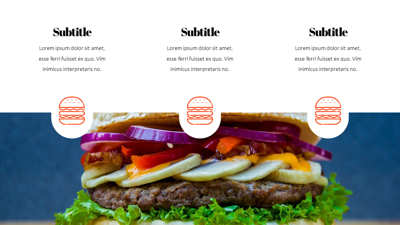 Hamburger creating PowerPoint Presentations