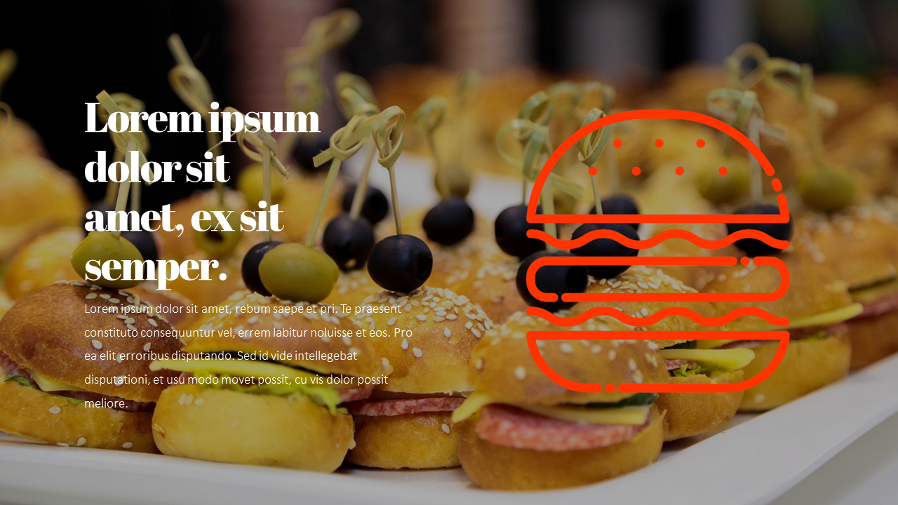 Hamburger creating PowerPoint Presentations