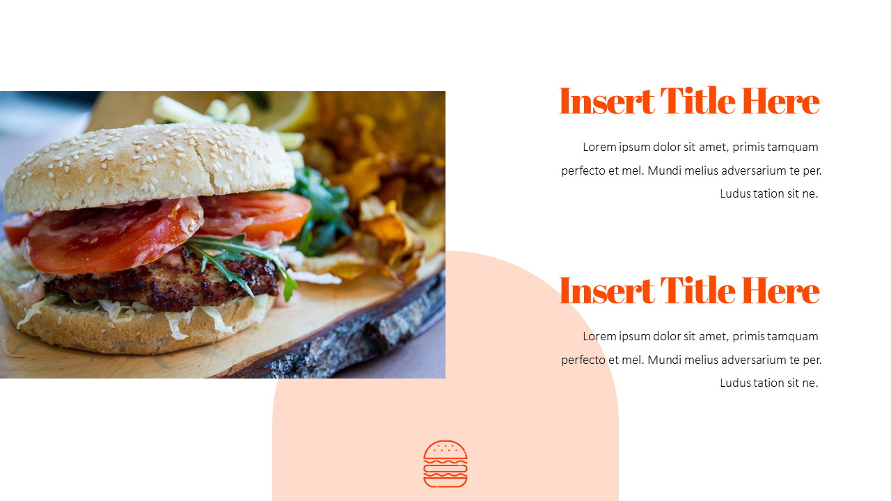 Hamburger creating PowerPoint Presentations