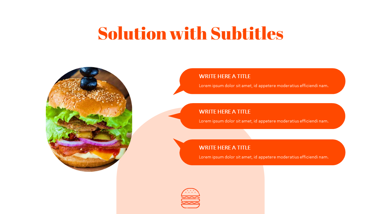 Hamburger creating PowerPoint Presentations