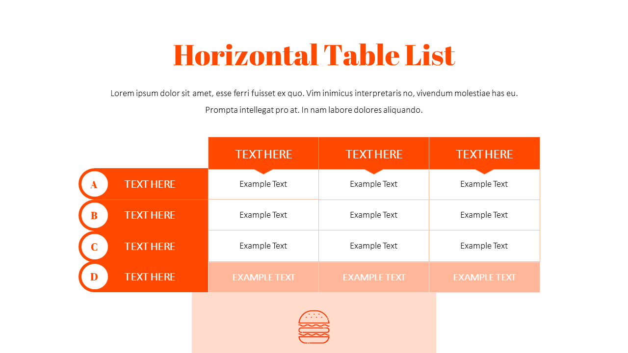 Hamburger creating PowerPoint Presentations